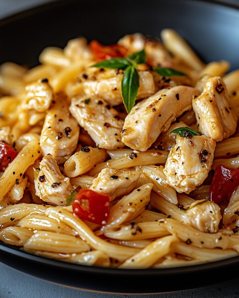 Honey Pepper Chicken Pasta – Sandra Recipes