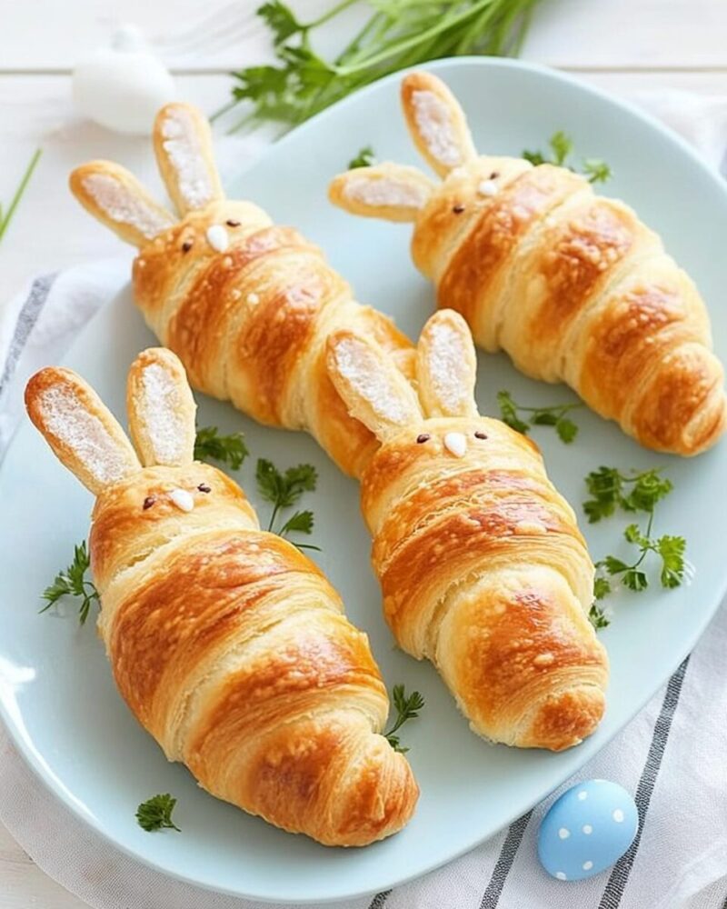 Easter Bunny Crescent Rolls
