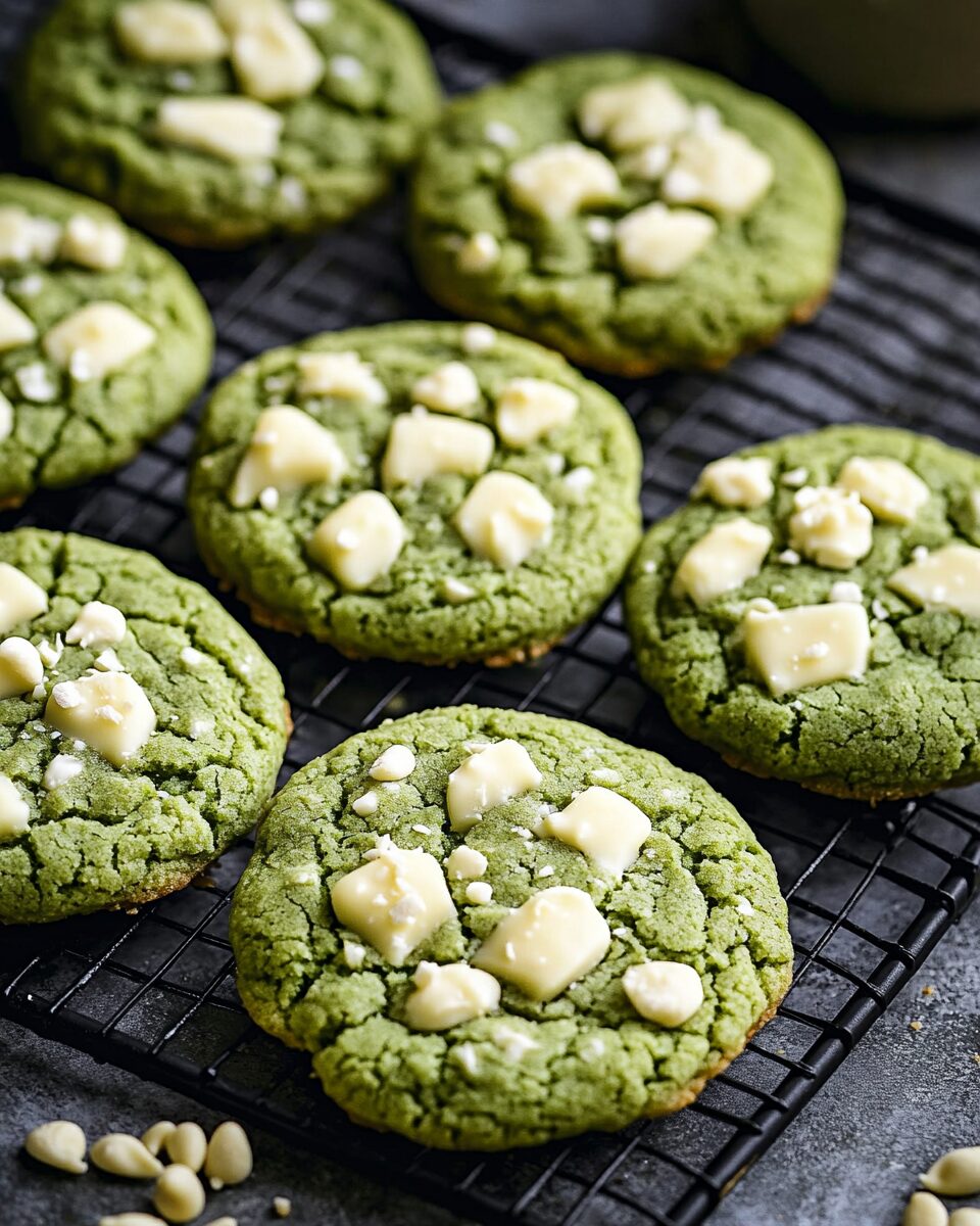 Matcha White Chocolate Cookies – Sandra Recipes