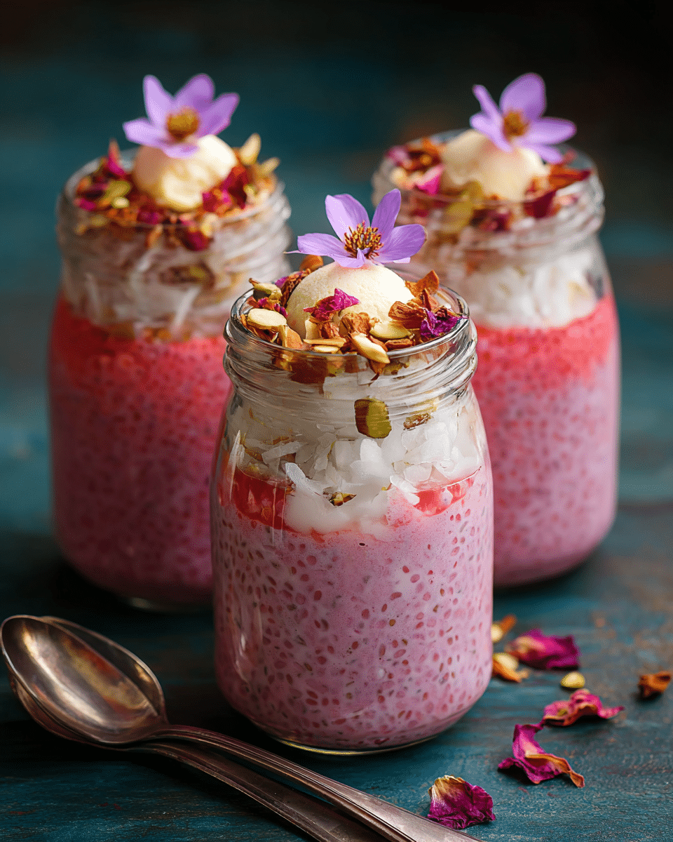 Rabri Falooda Jars – Layered, Chilled & Show-Stopping