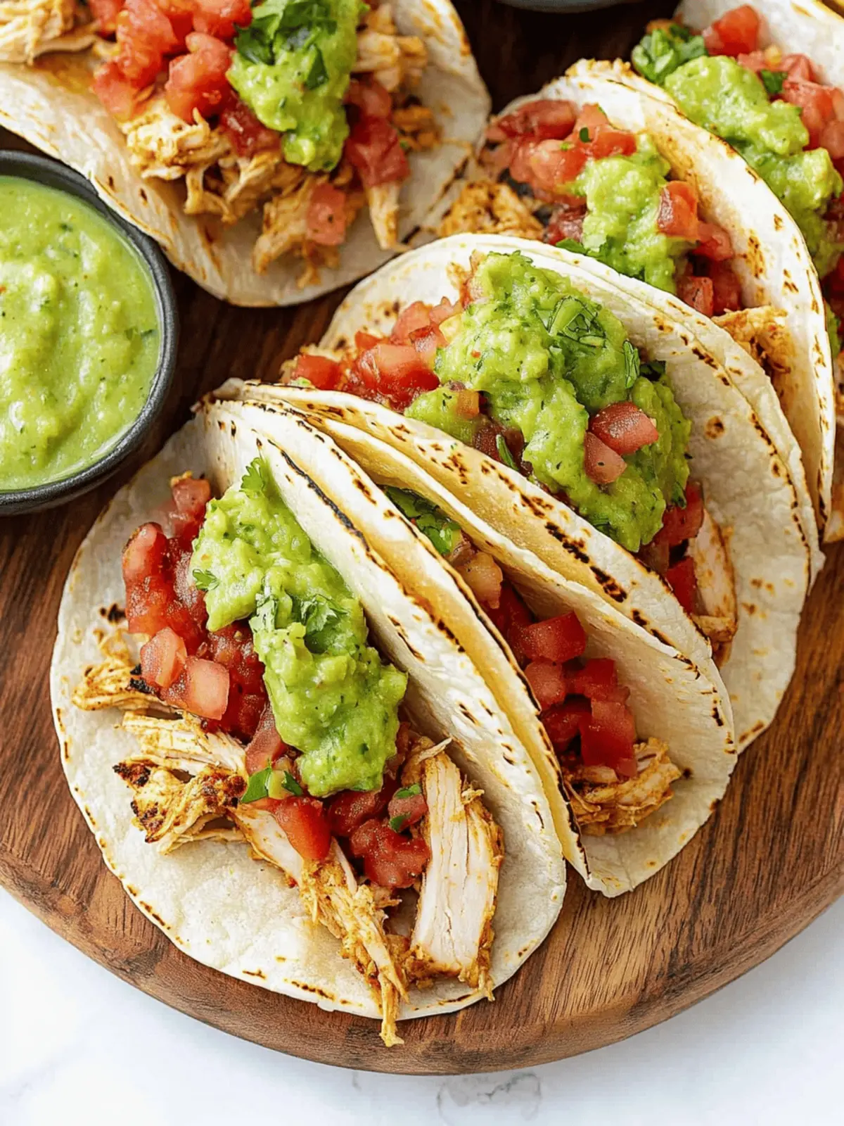 30-Minute Shredded Chicken Tacos with Zesty Pico de Gallo – Sandra Recipes